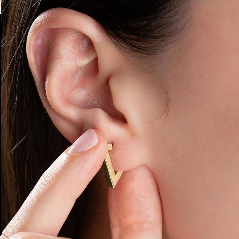 Triangle Earrings - Etsy UK