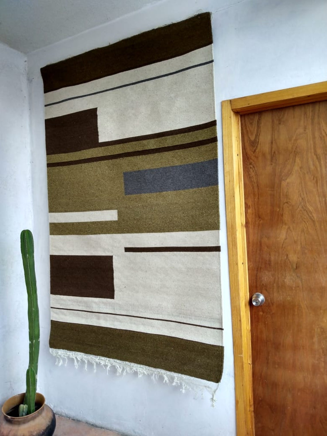 Modern Earth Tones Area Rug - Etsy