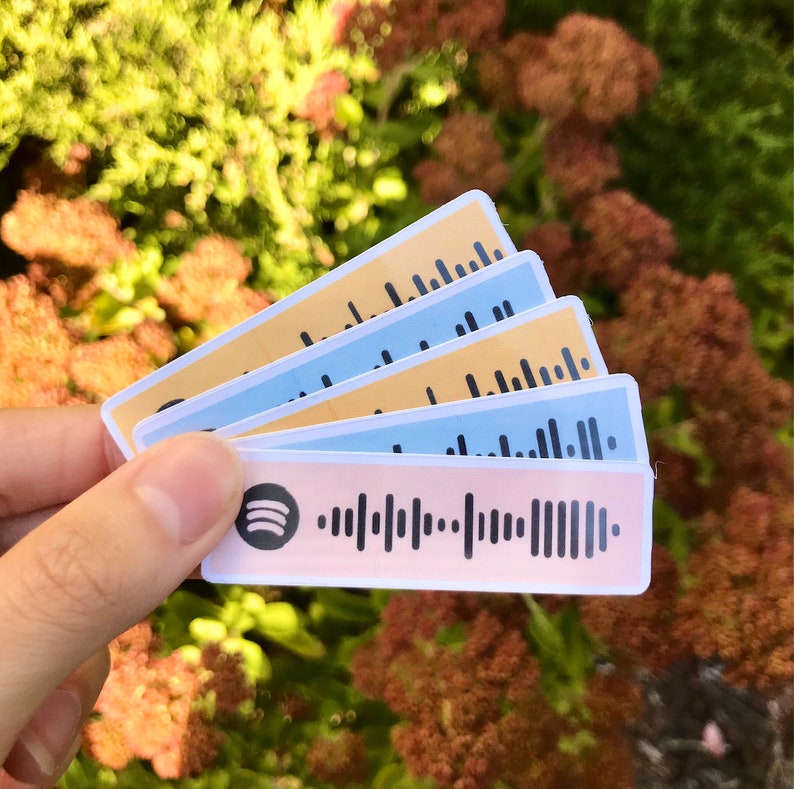 Custom Spotify Code Sticker Personalized Custom Aesthetic | Etsy