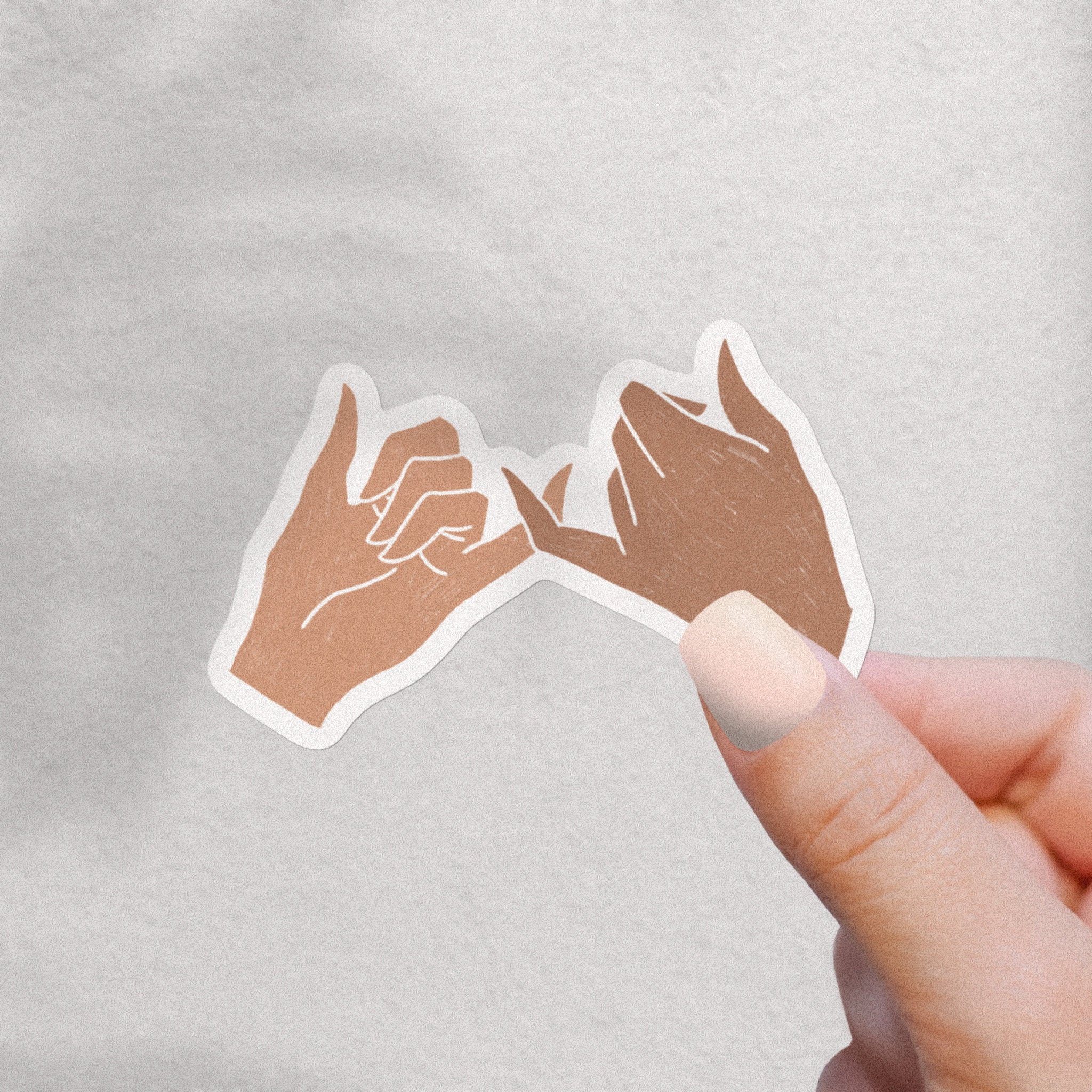 Pinky Promise Sticker Aesthetic Stickers Friends Summer | Etsy