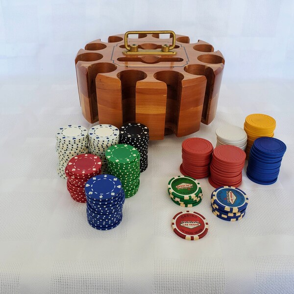 Poker Chip Holder - Etsy