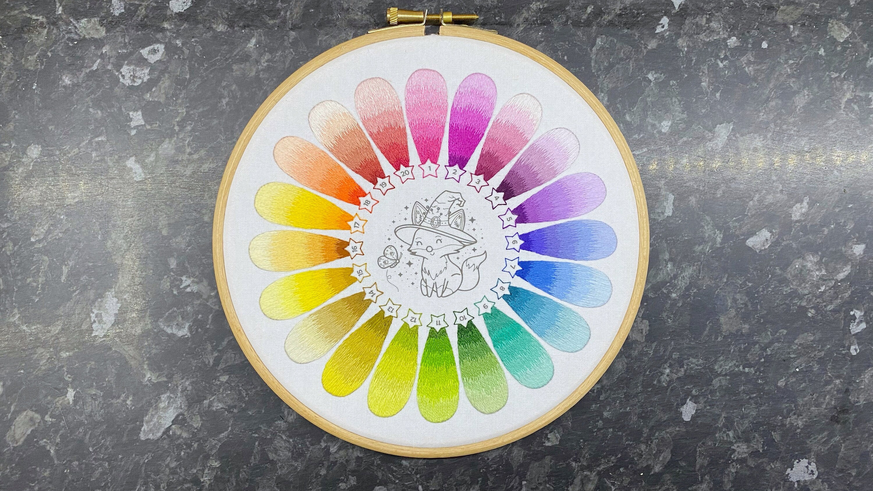 Thread Painting Palettes: 20 Silk Shading Colour Blends & Hand ...