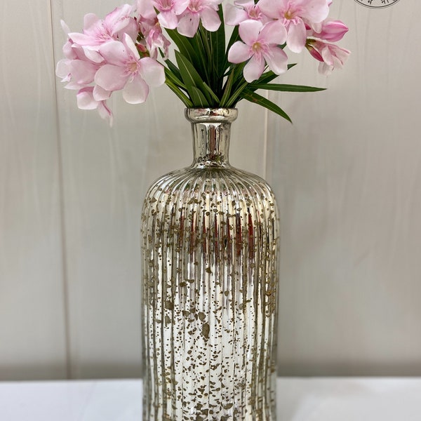Mercury Glass Vase - Etsy