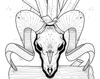 Ram Skull Hell Yeah Twitch Emote - Etsy