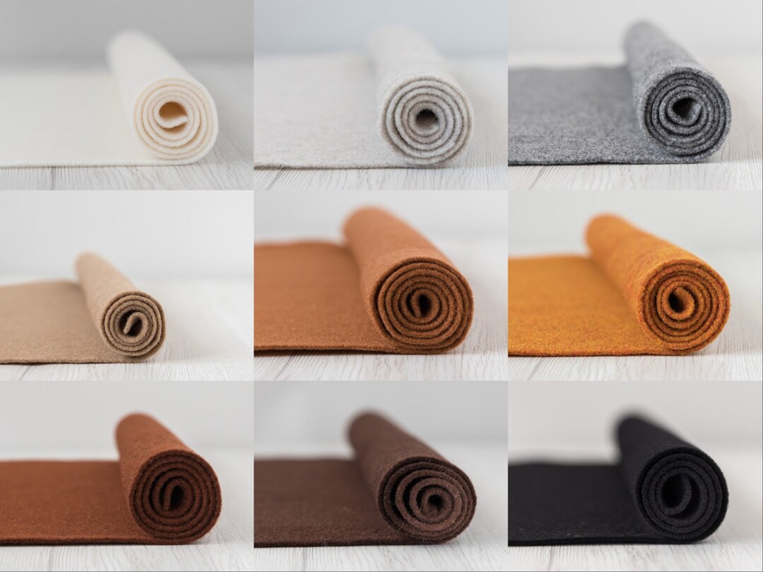 Wool Blend Felt Fabric by Meter - Birthday Crown Felt - Waldorf Craft ...