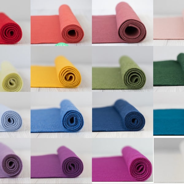 Felted Wool Fabric - Etsy