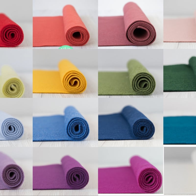 Felted Wool Fabric - Etsy