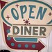 Vintage Diner Sign Personalized - Classic Diner Decor for Your Home or ...