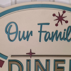 Vintage Diner Sign Personalized - Classic Diner Decor for Your Home or ...