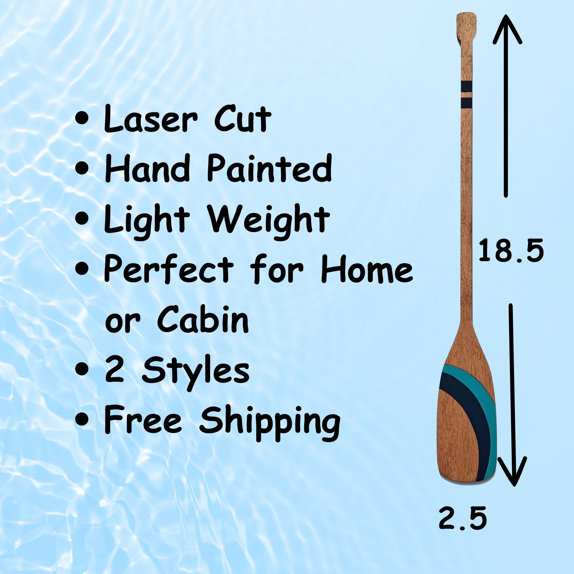 Oar Set, Paddle Pair, Rustic Wood Wall Art - Etsy