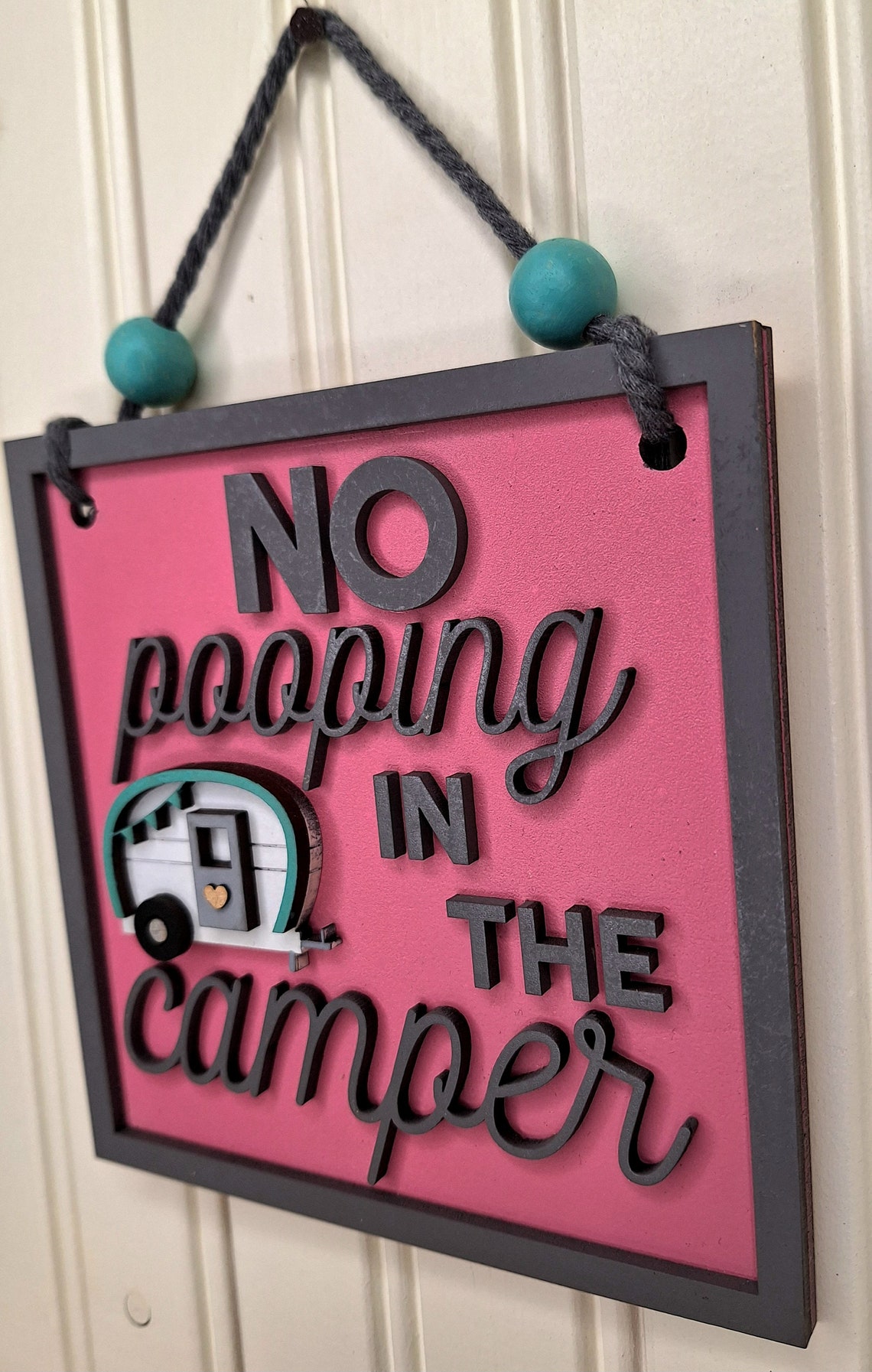 Hilarious no Pooping in the Camper Sign Bathroom - Etsy