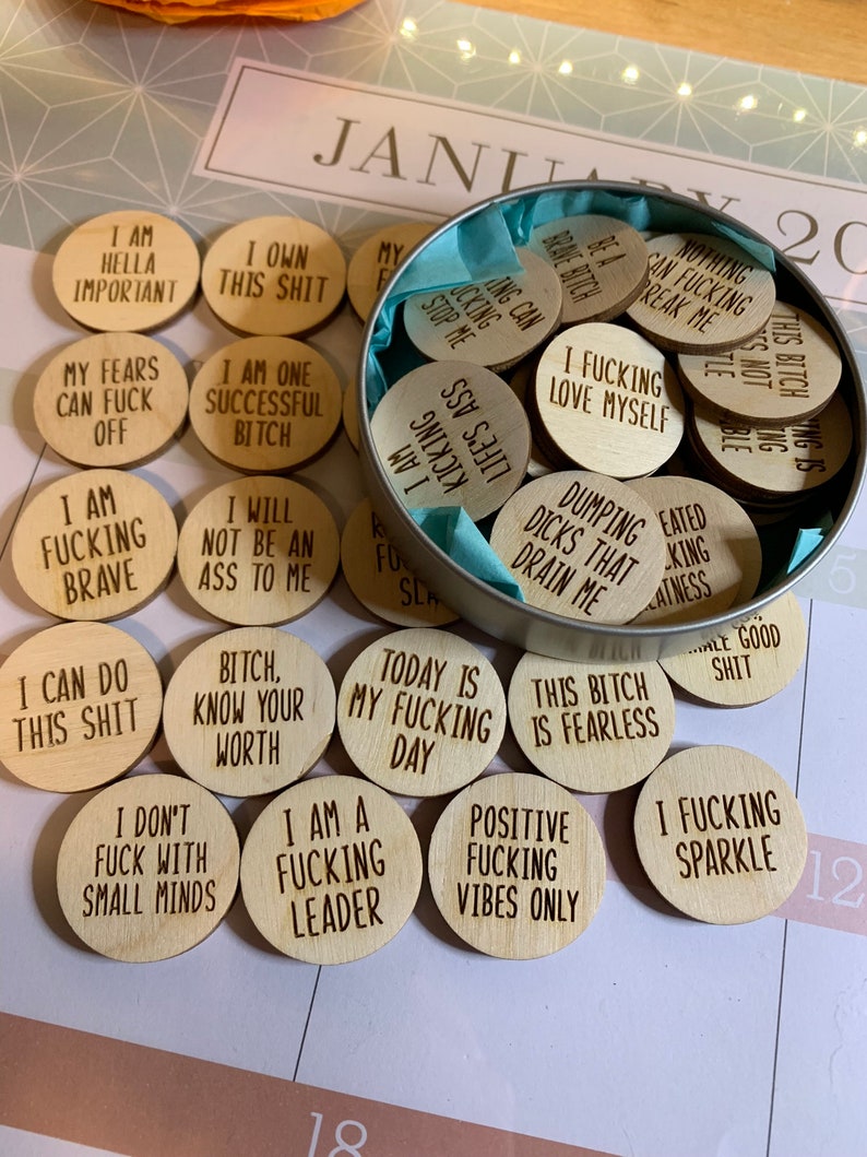 Sweary Affirmation & Inspirational Quotes. Inappropriate yet - Etsy