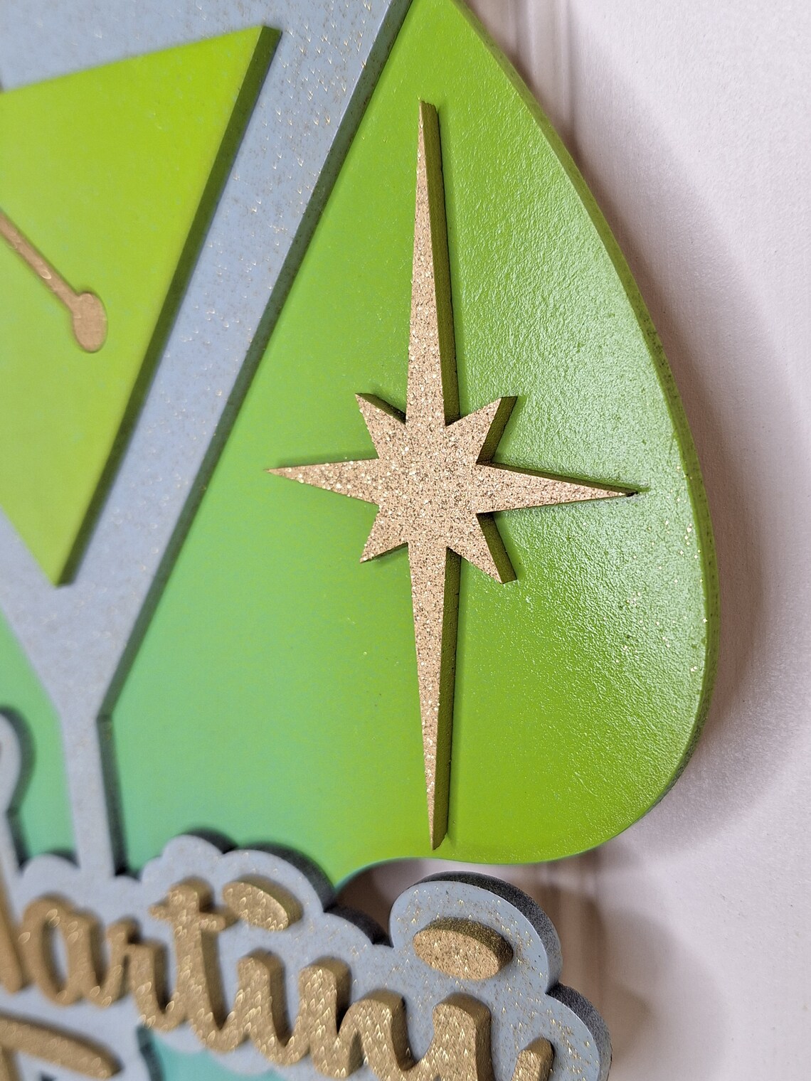 Martini Time - Geometric Mid-century Boomerang Martini Sign - Add a Pop ...