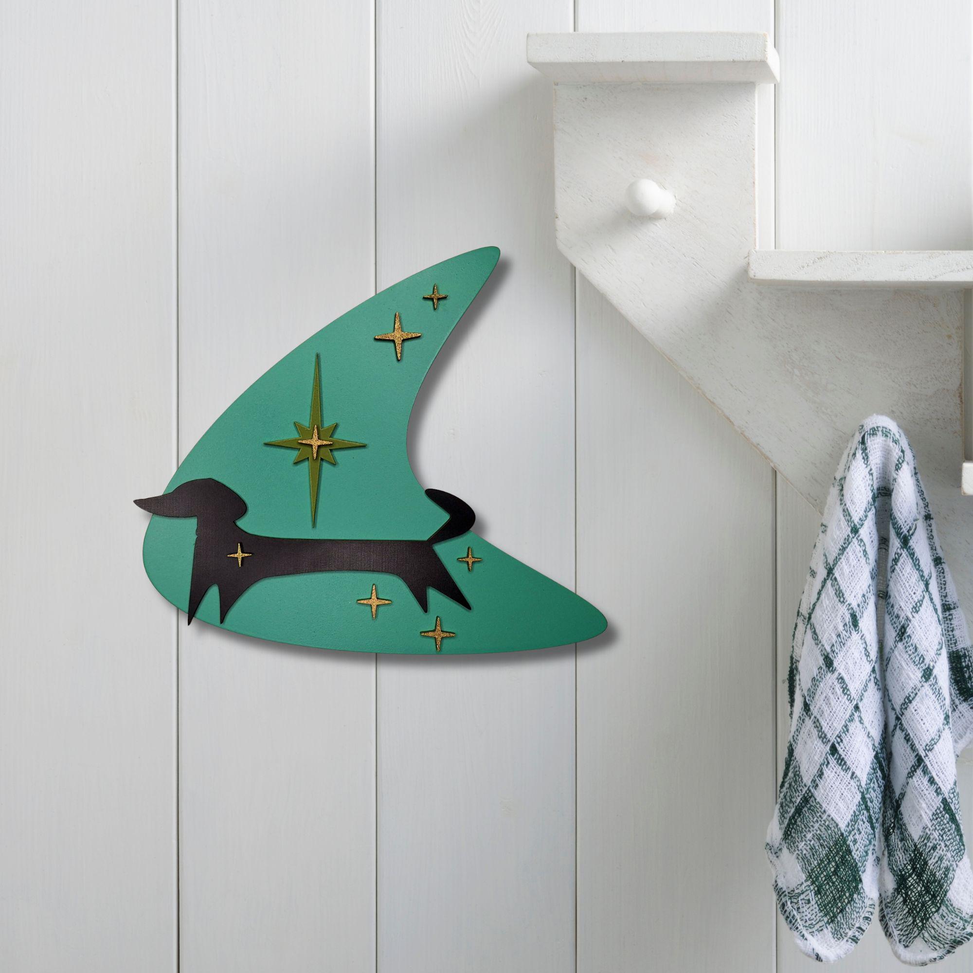 Welcome Sign, Boomerang Mid Century Modern Handcrafted MCM Dog ...