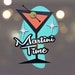 Martini Time Geometric Mid-century Boomerang Sign Add a Pop of Retro ...