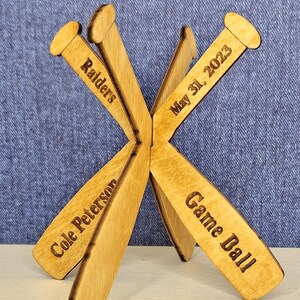 Personalized Baseball Stand With Engraved Message - the Perfect ...