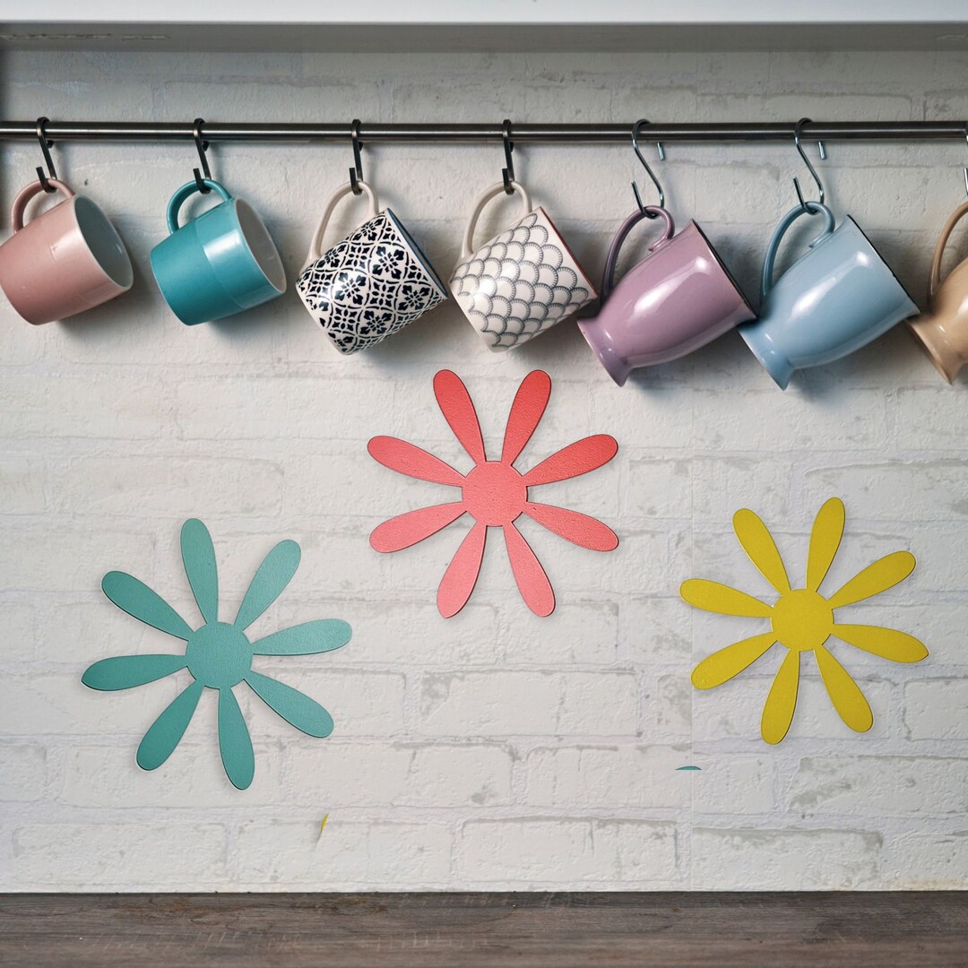 Daisy Flower Accent Wall Hanger or Table and Window Accent Housewarming ...