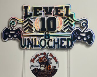 Level up Topper - Etsy