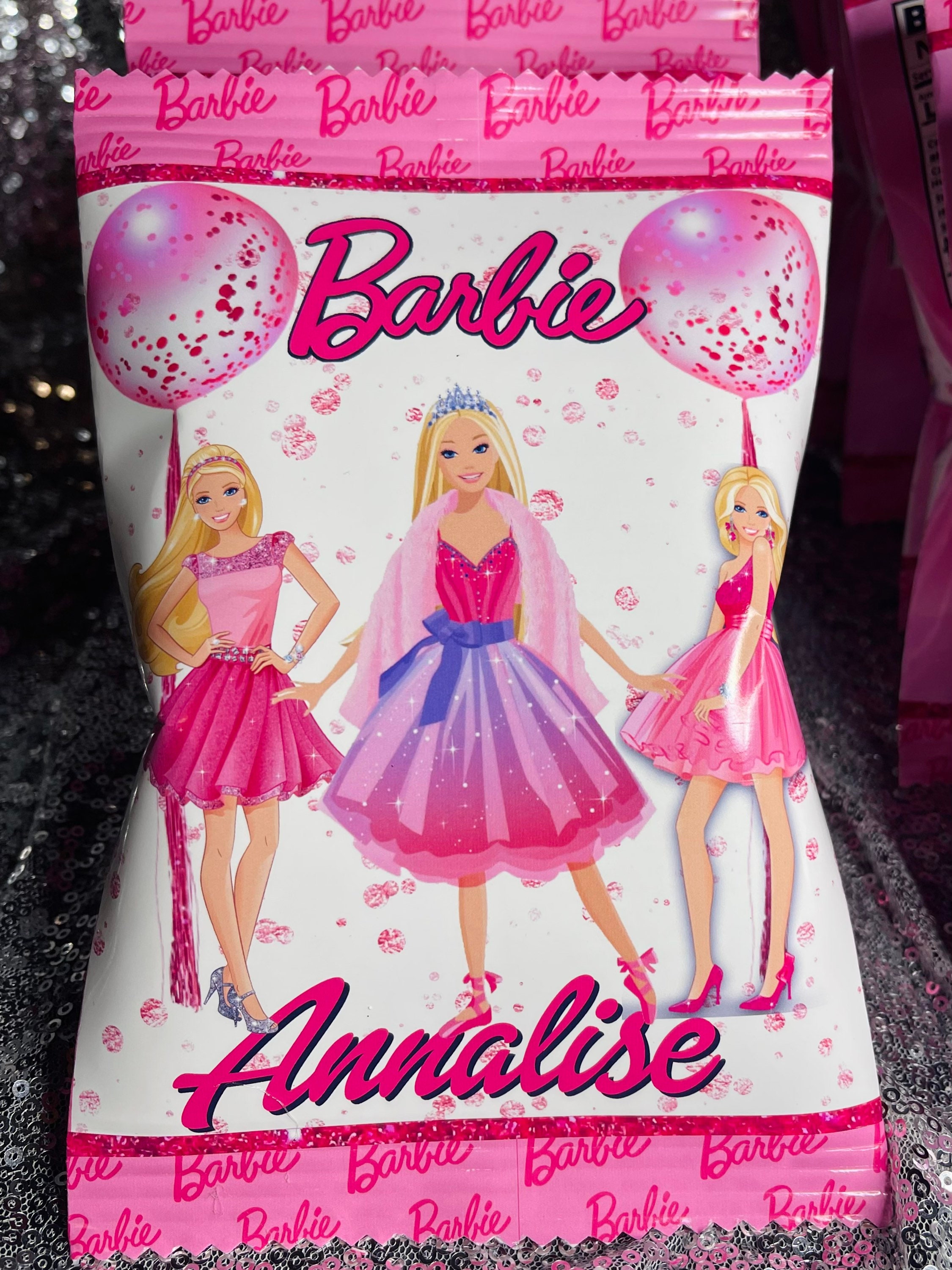 Barbie Chip Bags - Etsy