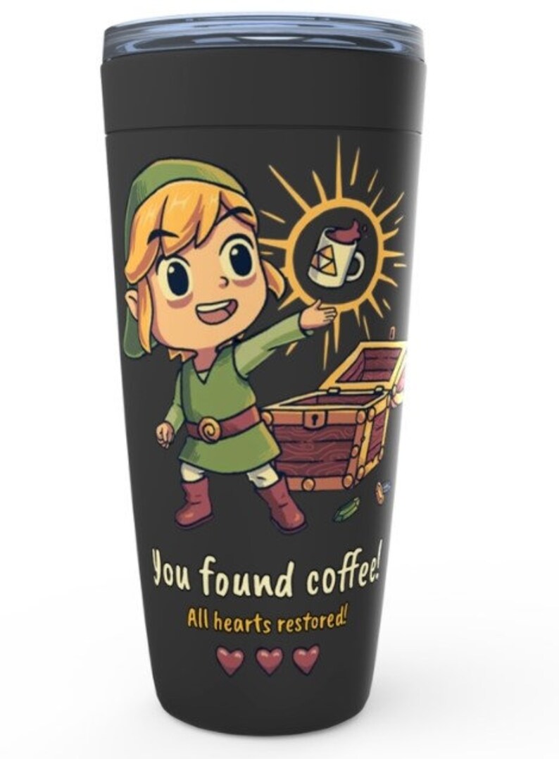 Zelda You Found Coffee All Hearts Restored Tumbler Zelda | Etsy