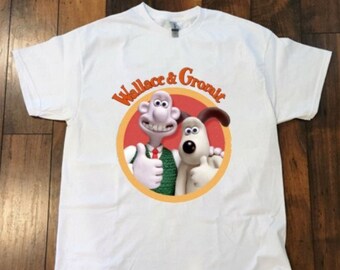 Wallace and Gromit Wanted T-shirt - Etsy