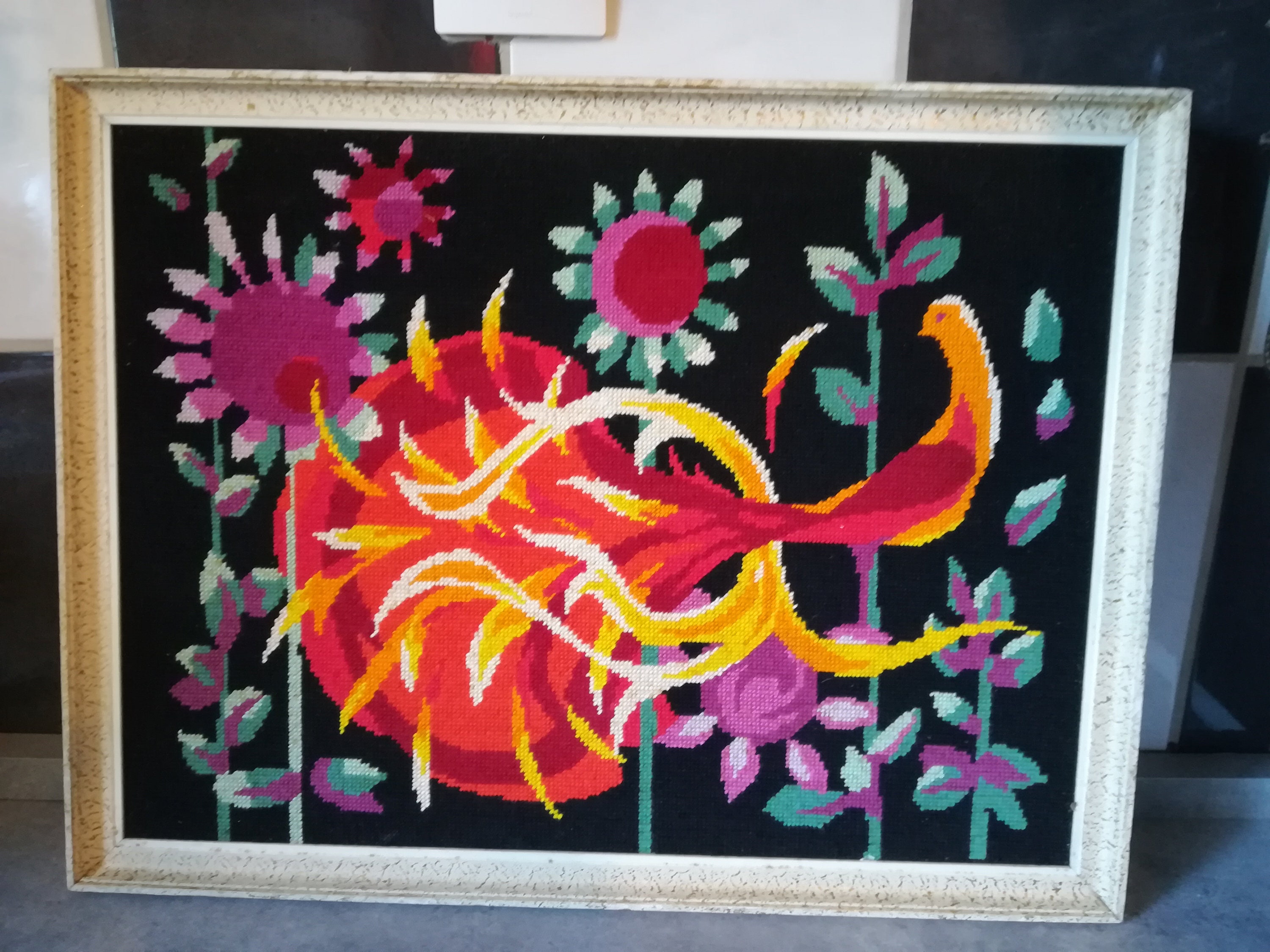 CANEVA TABLEAU 1950 Phoenix oder Pfau in Cavena Populäre | Etsy