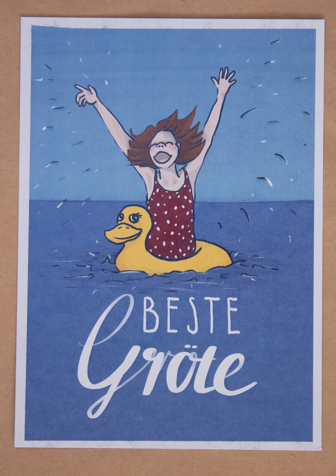 Maritime Postcard Set A6 / Maps From the Sea Op Platt / Plattdeutsch ...