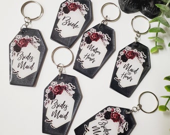 Goth Bridesmaids Keychain, Planchette, Witch, White, Goth Occult ...