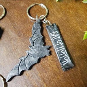 Goth Bridesmaid Bat Keychain, Black, Goth Moody Occult Witch Halloween Bridal Party/bride ...