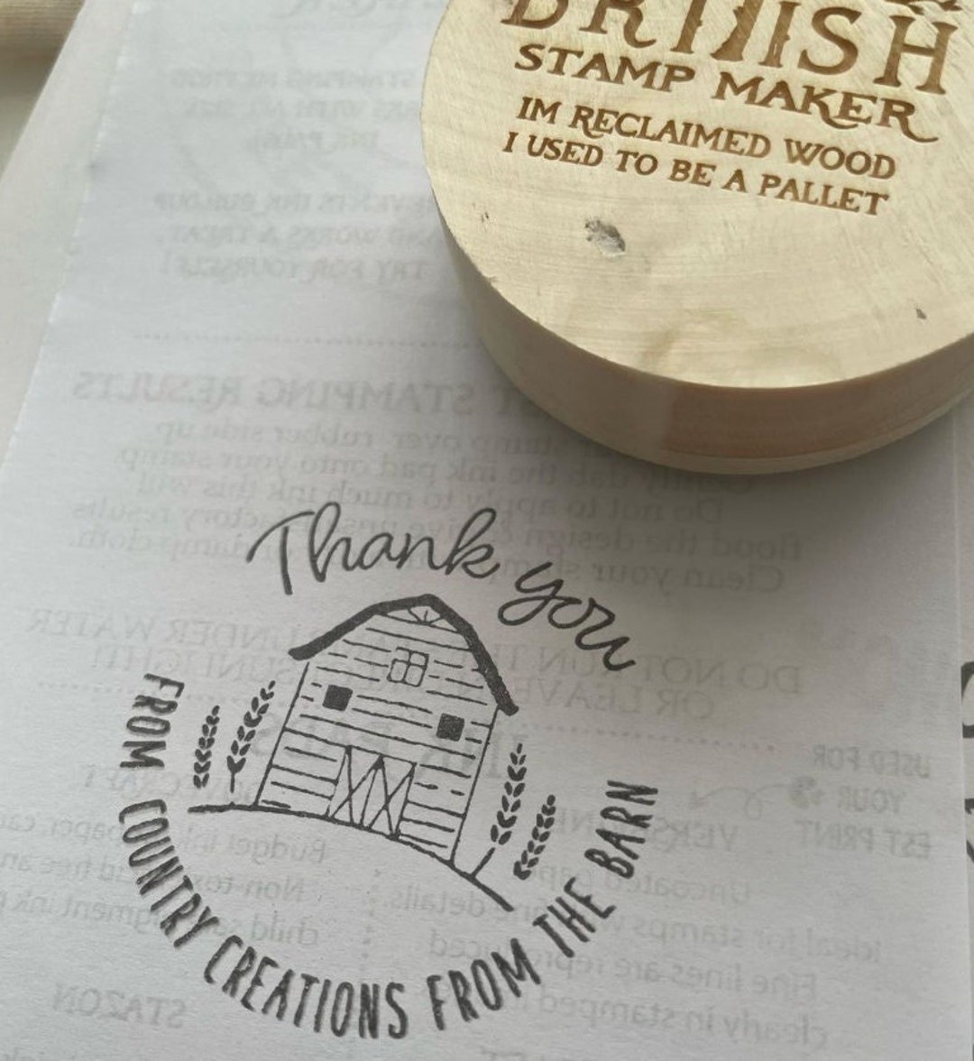 Custom Thank You Stamp - Etsy