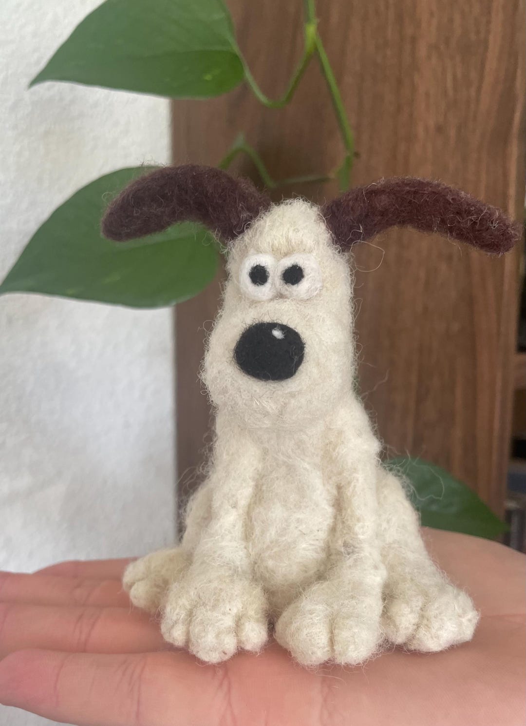 Handmade Wallace and Gromit Needle Felted Doll - Etsy