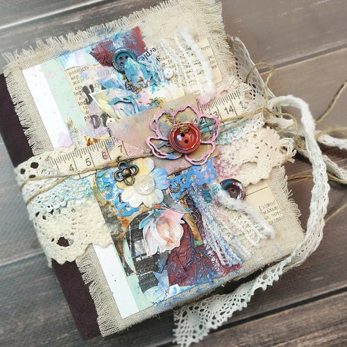 Botanical Floral Herb Journal Junk Journal Handmade Book Kit - Etsy