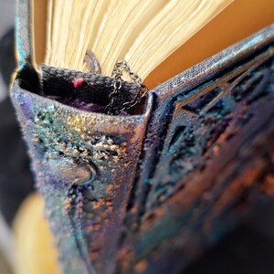 Grimoire Journal With Fairy Lock and Key, Witchy Junk Journal With Lock ...