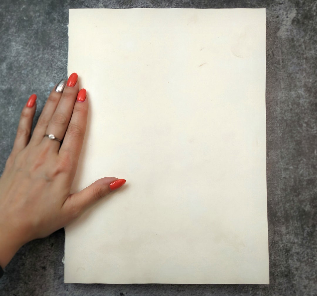 Aged Paper Block for Handmade Journals 12x8 Journal Refill - Etsy