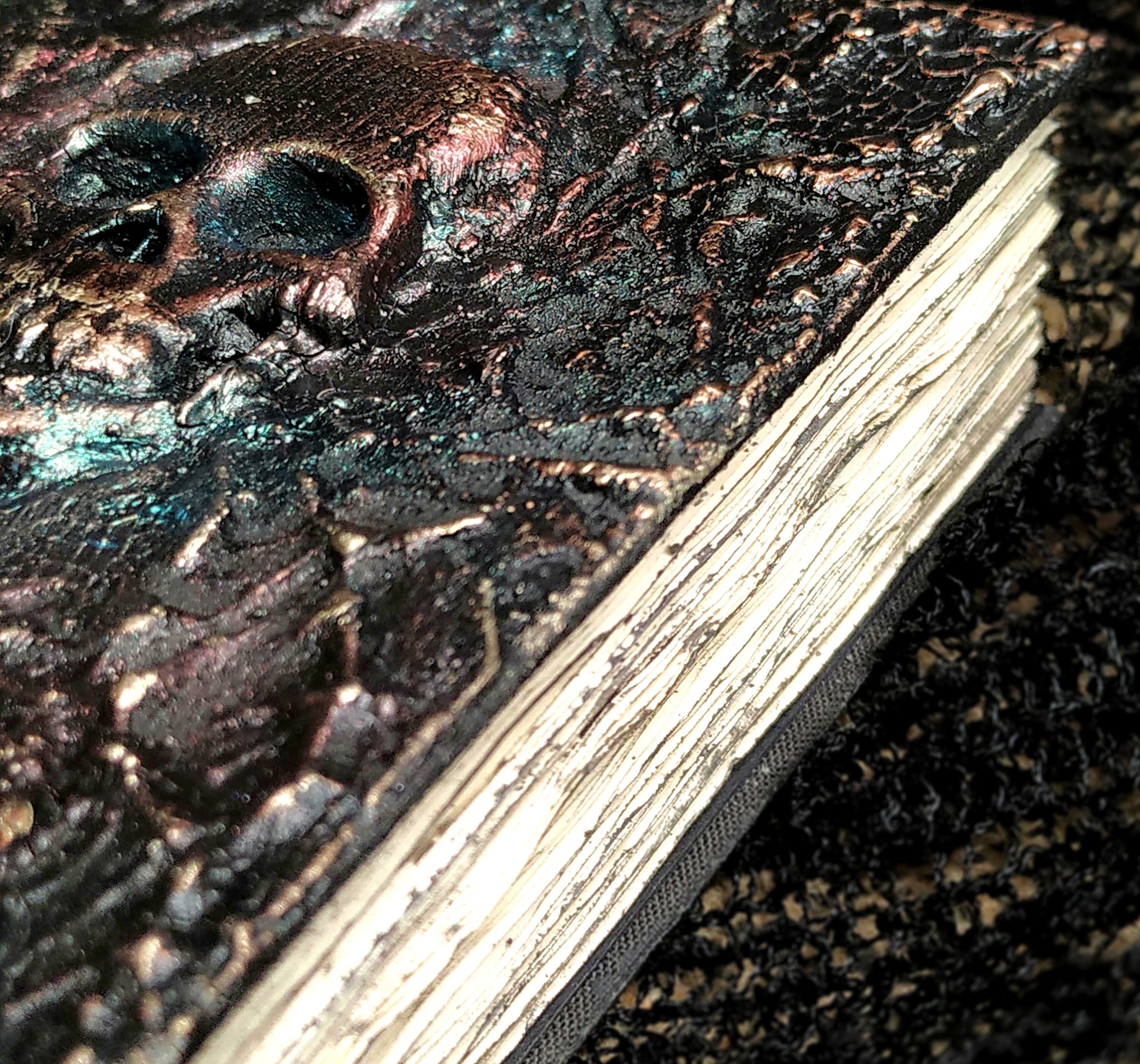 Goth Journal With Skull, Horror Journal 3x4, Halloween Spellbook ...
