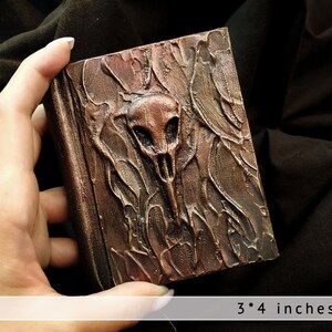 Goth Journal, Horror Mini 3x4 Journal, Hardcover Book With Skull, Book ...