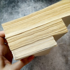 Journal Refill Paper, Aged Paper Block for Handmade Journals, Notebook ...