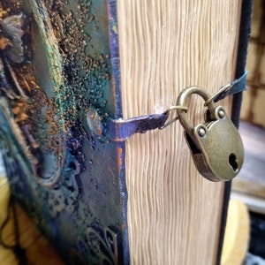 Thick Fairy Journal, Diary With Lock, Gothic Junk Journal, Grimoire ...