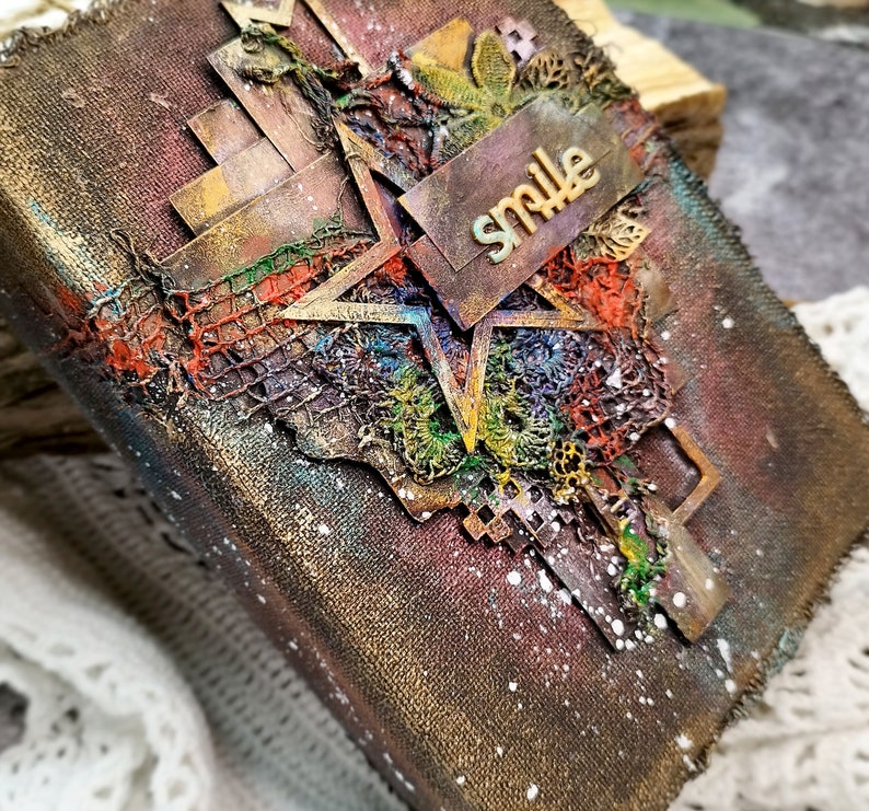 Summer Junk Journal Handmade Unique Diary Travel Vintage - Etsy