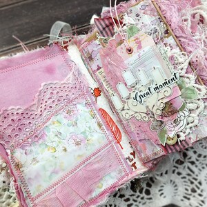 Pink Botanical Floral Herb Journal Cute Shabby Chic Junk - Etsy