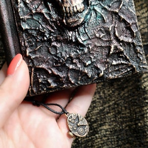 Goth Journal With Skull, Horror Journal 3x4, Halloween Spellbook ...