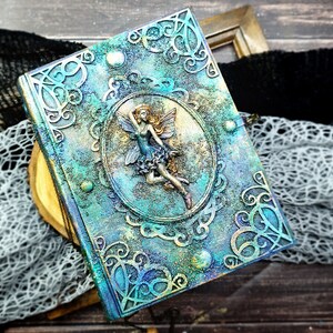 Thick Fairy Journal, Diary With Lock, Gothic Junk Journal, Grimoire ...