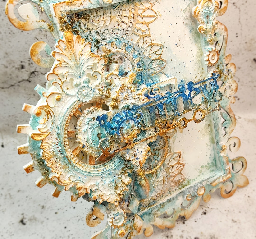 Abstract Art Object Decorated Handmade Unique and Motivating Table ...