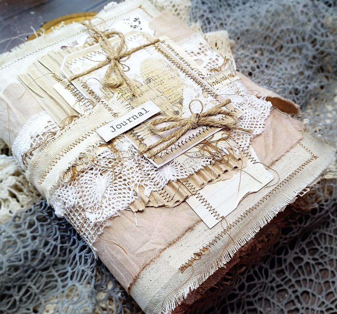 Personalized Basic Junk Journal Handmade Book Kit With Many Pockets ...