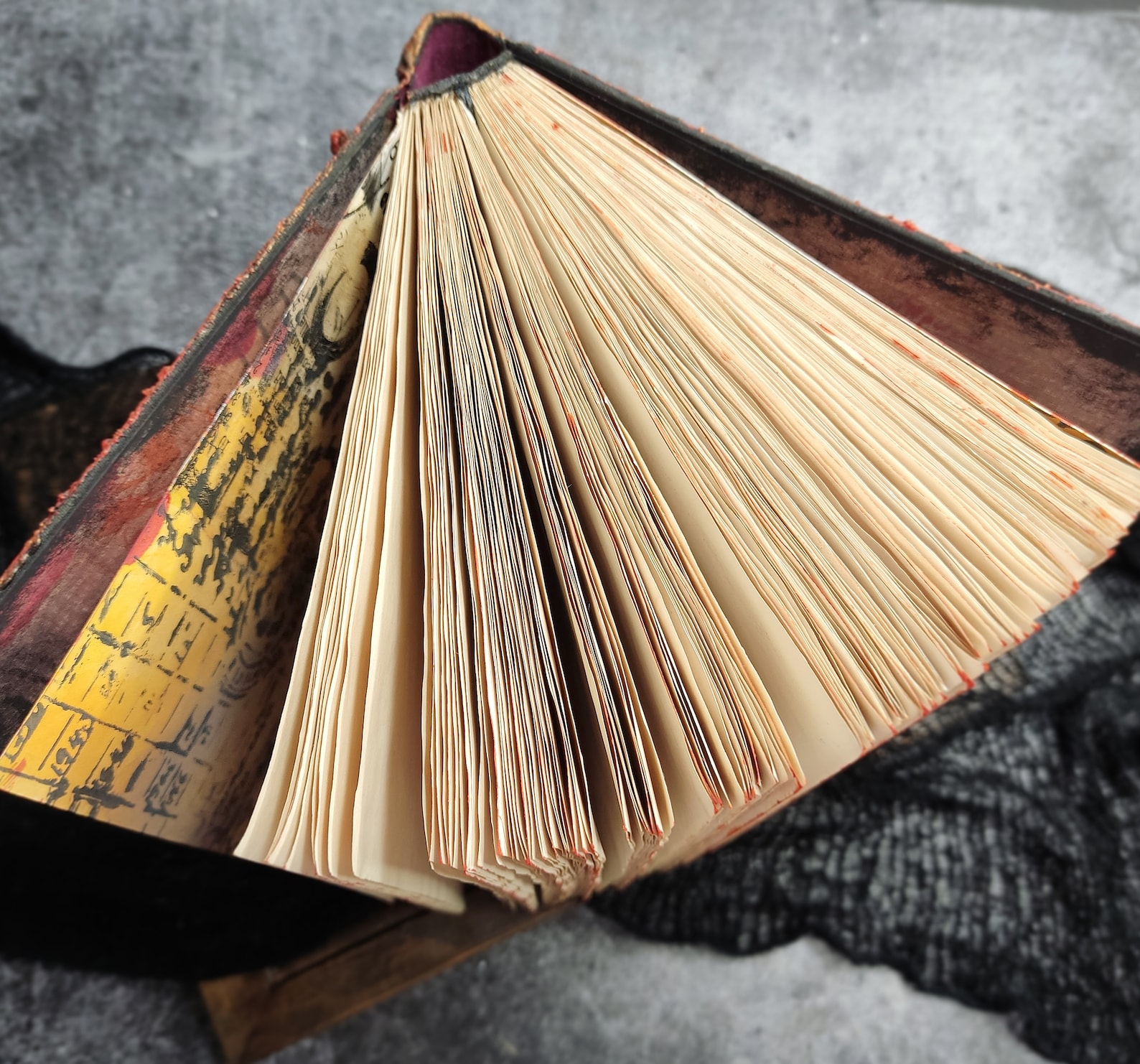 Large Horror Book With Skull Gothic Grimoire Junk Journal - Etsy