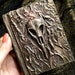 Goth Journal, Horror Mini 3x4 Journal, Hardcover Book With Skull, Book ...