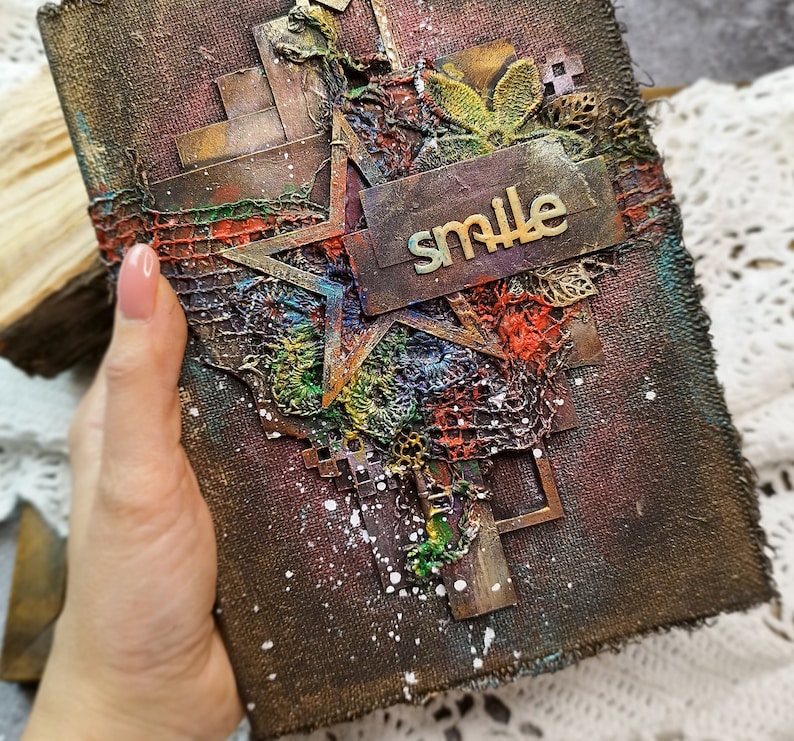 Summer Junk Journal Handmade Unique Diary Travel Vintage - Etsy