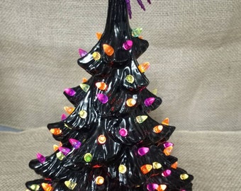 Ceramic Halloween Tree - Etsy