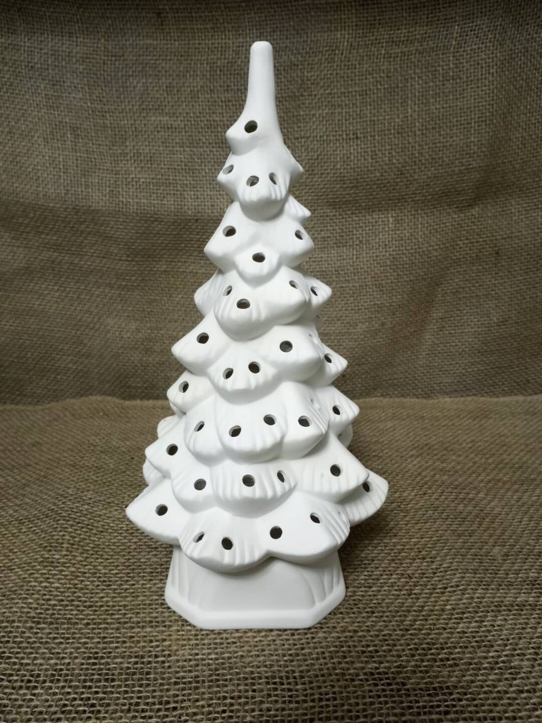 DIY Bisque Tree With Base and Electrical Kit - Etsy