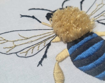 Blue Banded Bee - Etsy